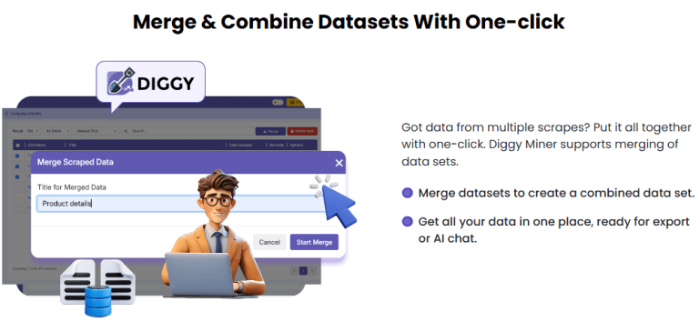 Diggy Miner Review: Unlimited Leads & Data With AI Web Scraping