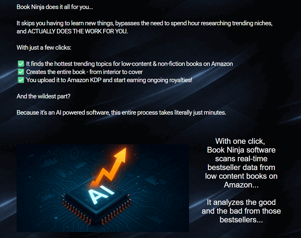 Book Ninja Review: From Trend Data to KDP Books in Minutes